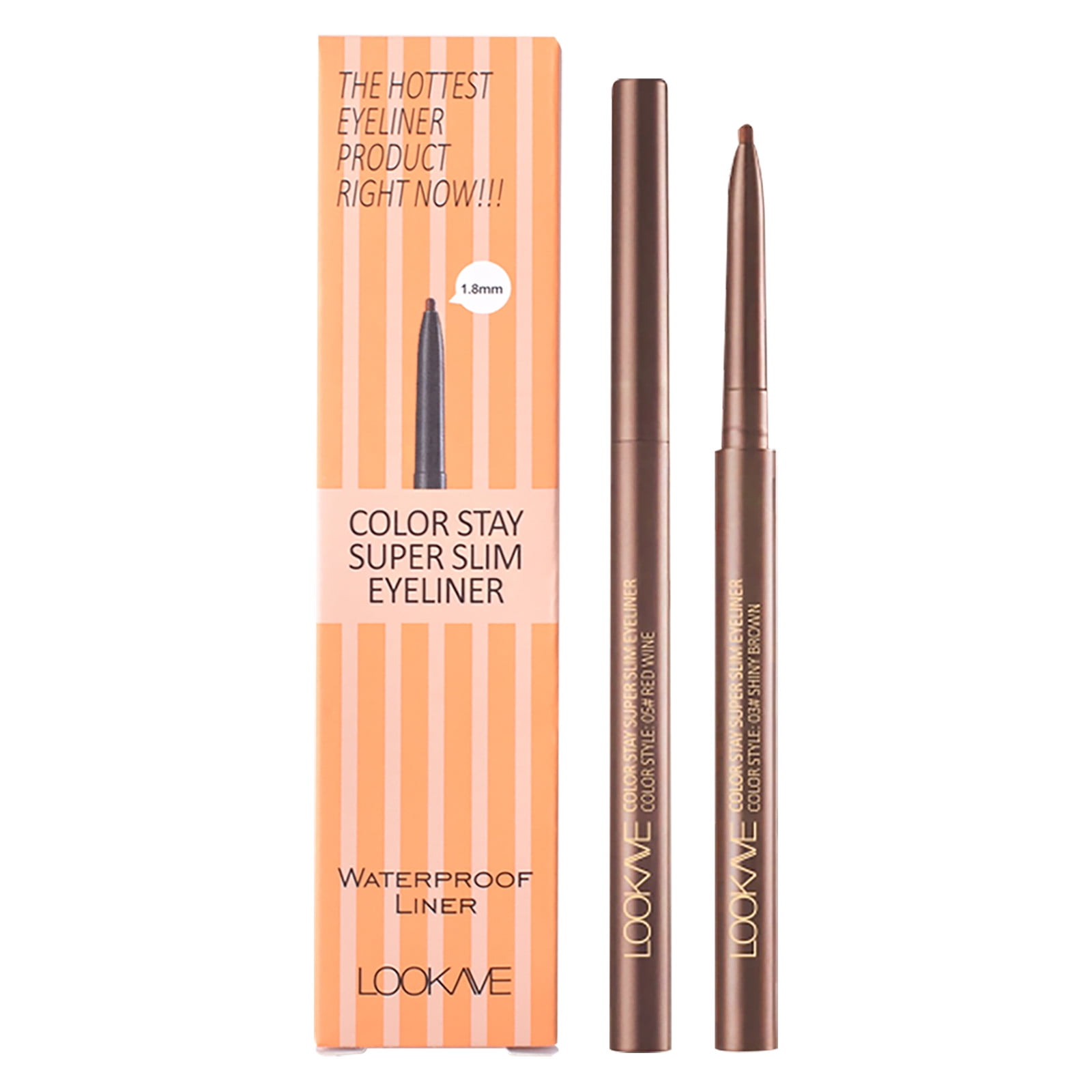 ZHAGHMIN Waterproof Eyeliner Brown 2Ml Eyeliner Colors Color for Women ...