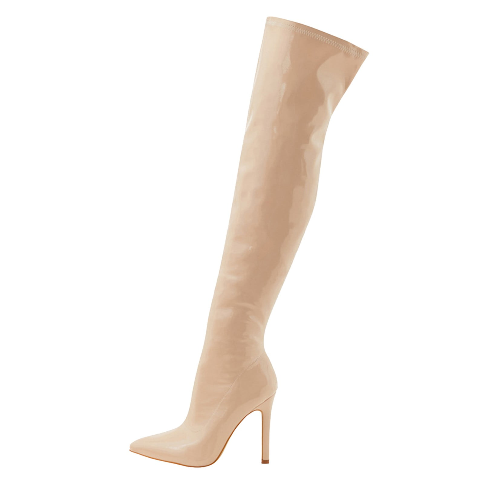 ZHAGHMIN Women'S Thigh High Boots Over the Knee Heels Long Pointed Toe ...