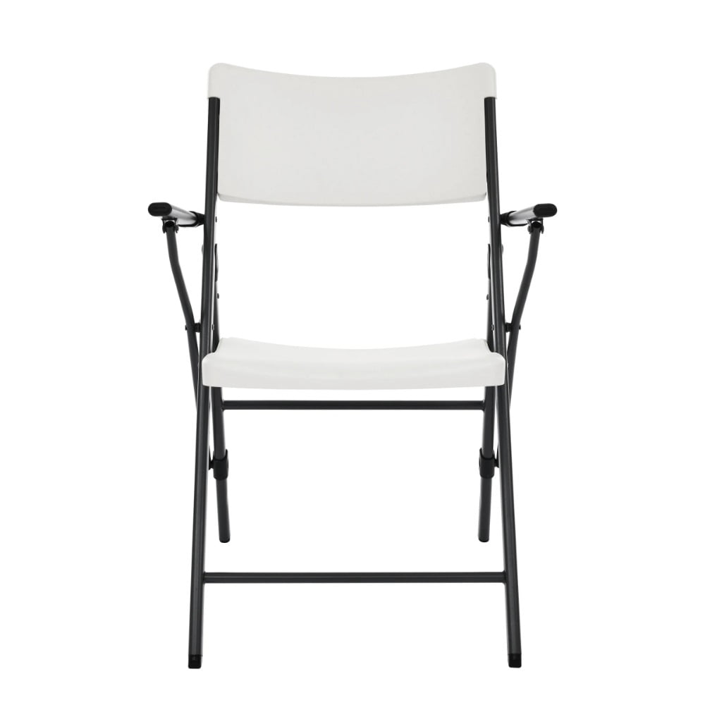 ZHANGBO Commercial Plastic Folding Chair with Armrests, Indoor Outdoor, 2 Pack - Walmart.com
