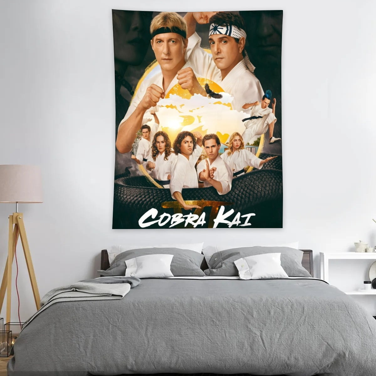 ZHANGCAIFENG Cobra Kai-Theme Anti-pilling Tapestry Gift Wall Hanging ...