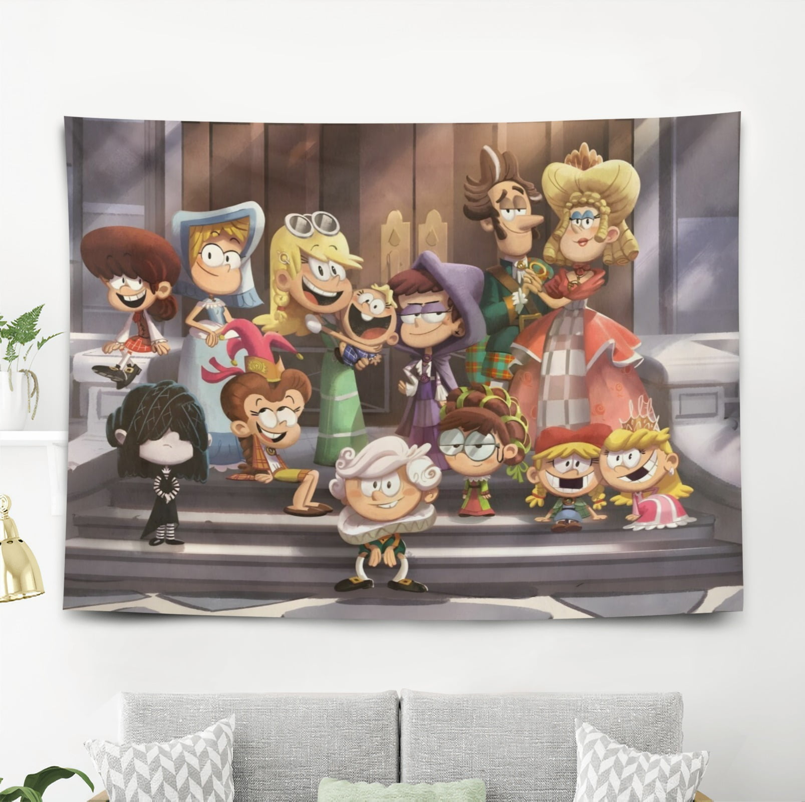 ZHANGCAIFENG The Loud House-Theme Anti-pilling Tapestry Gift Wall ...