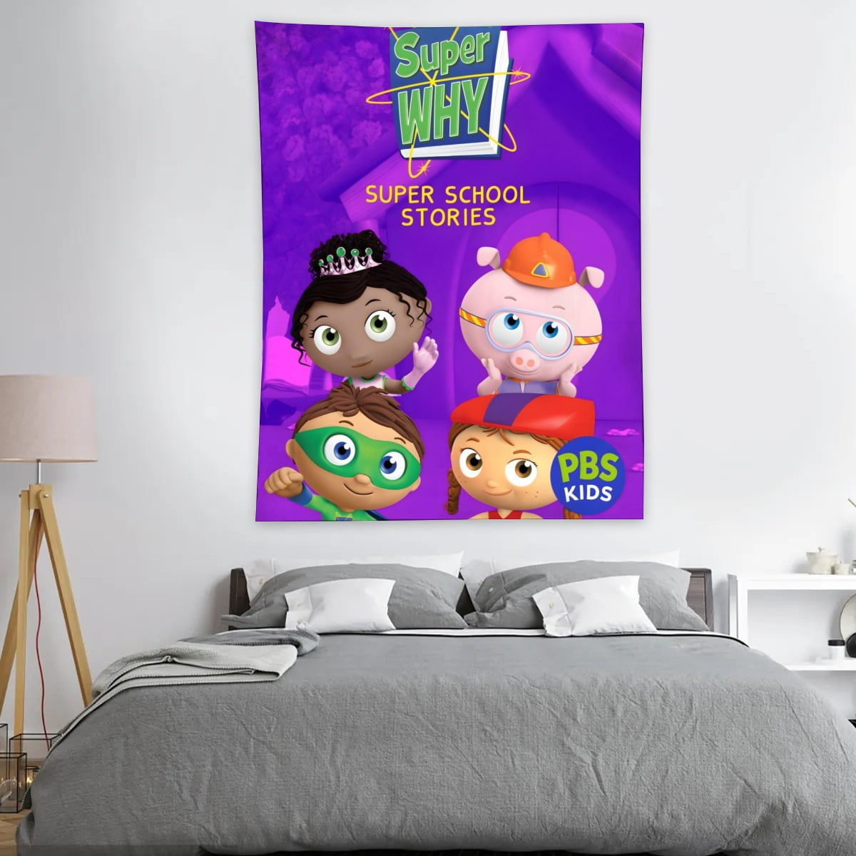 ZHANGCAIFENG Super Why-Theme Anti-pilling Tapestry Gift Wall Hanging ...
