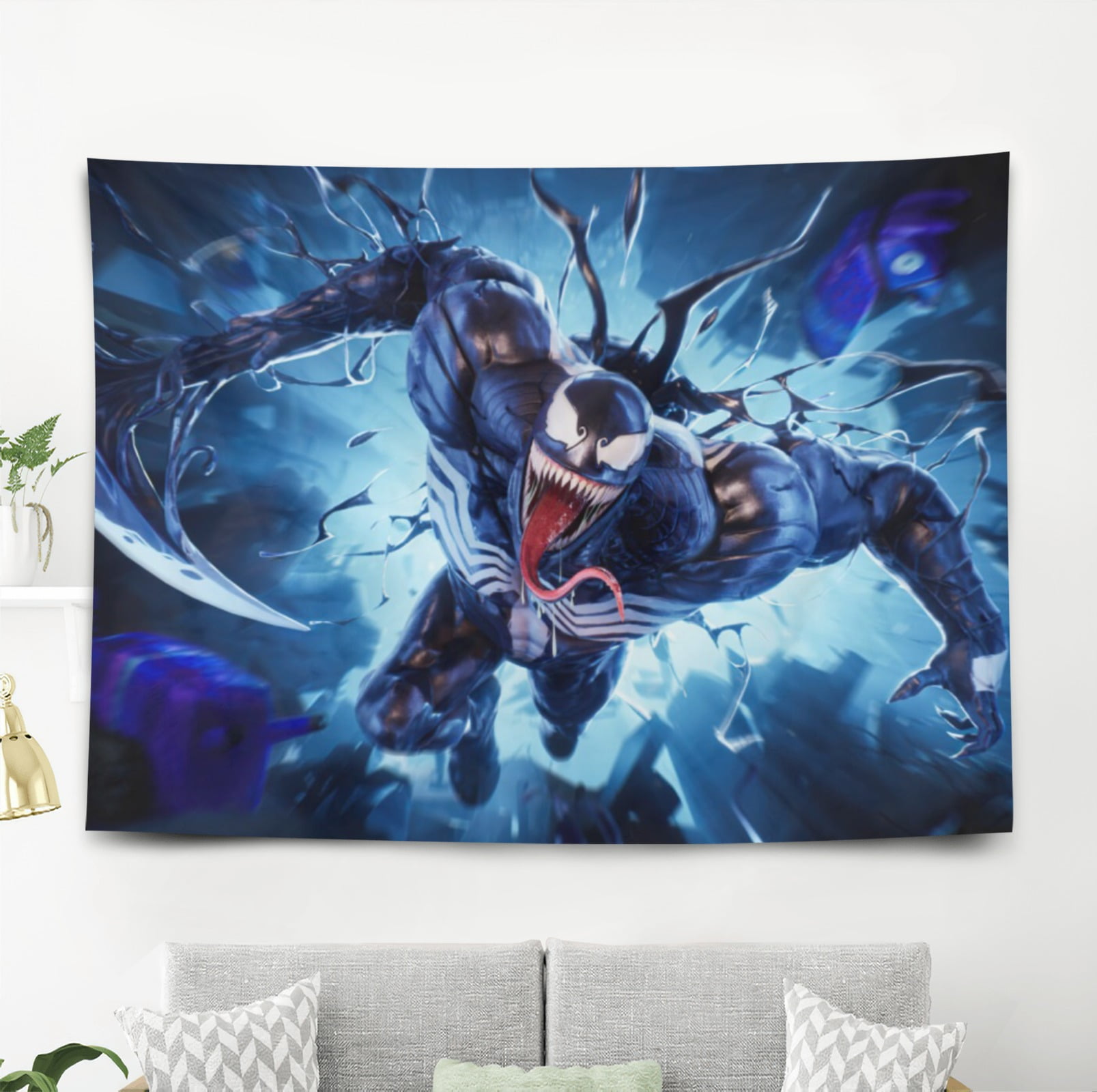 ZHANGCAIFENG Venom-Theme Anti-pilling Tapestry Gift Wall Hanging ...