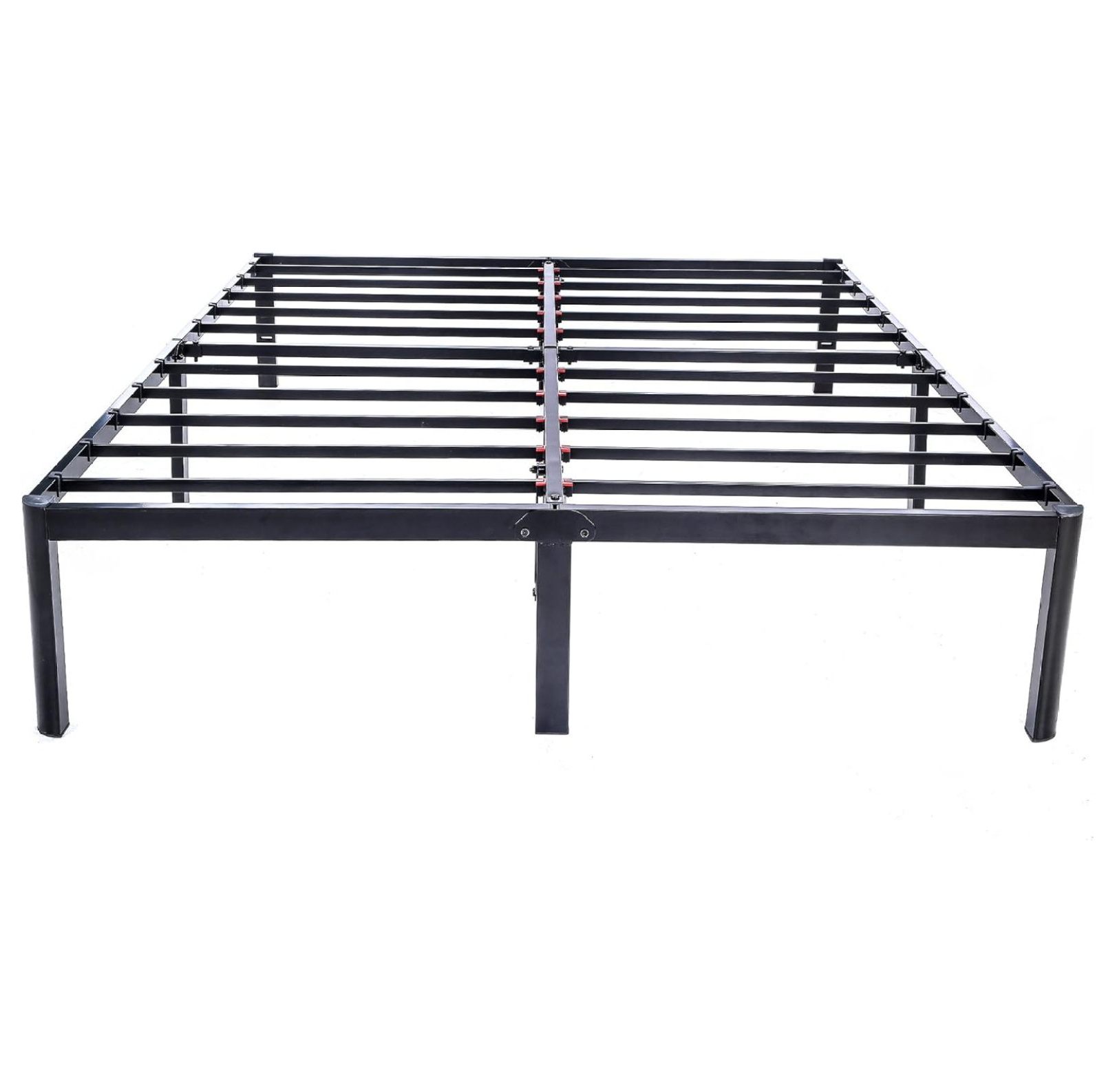 ZHANGHU 14 inch Tall (King) Heavy-Duty Steel Slats/1.0T Steel Frame/V1401/Bed Frame (King ...