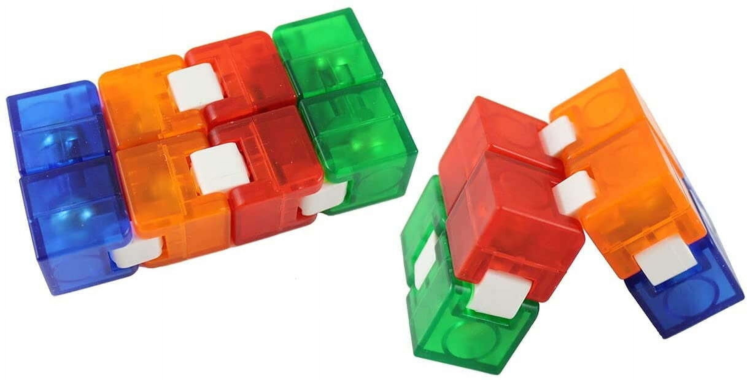 ZHANGYING SET OF 2 Heavy Infinity Cube - Magic Endless Folding Fidget Toy - Flip Over and Over ...