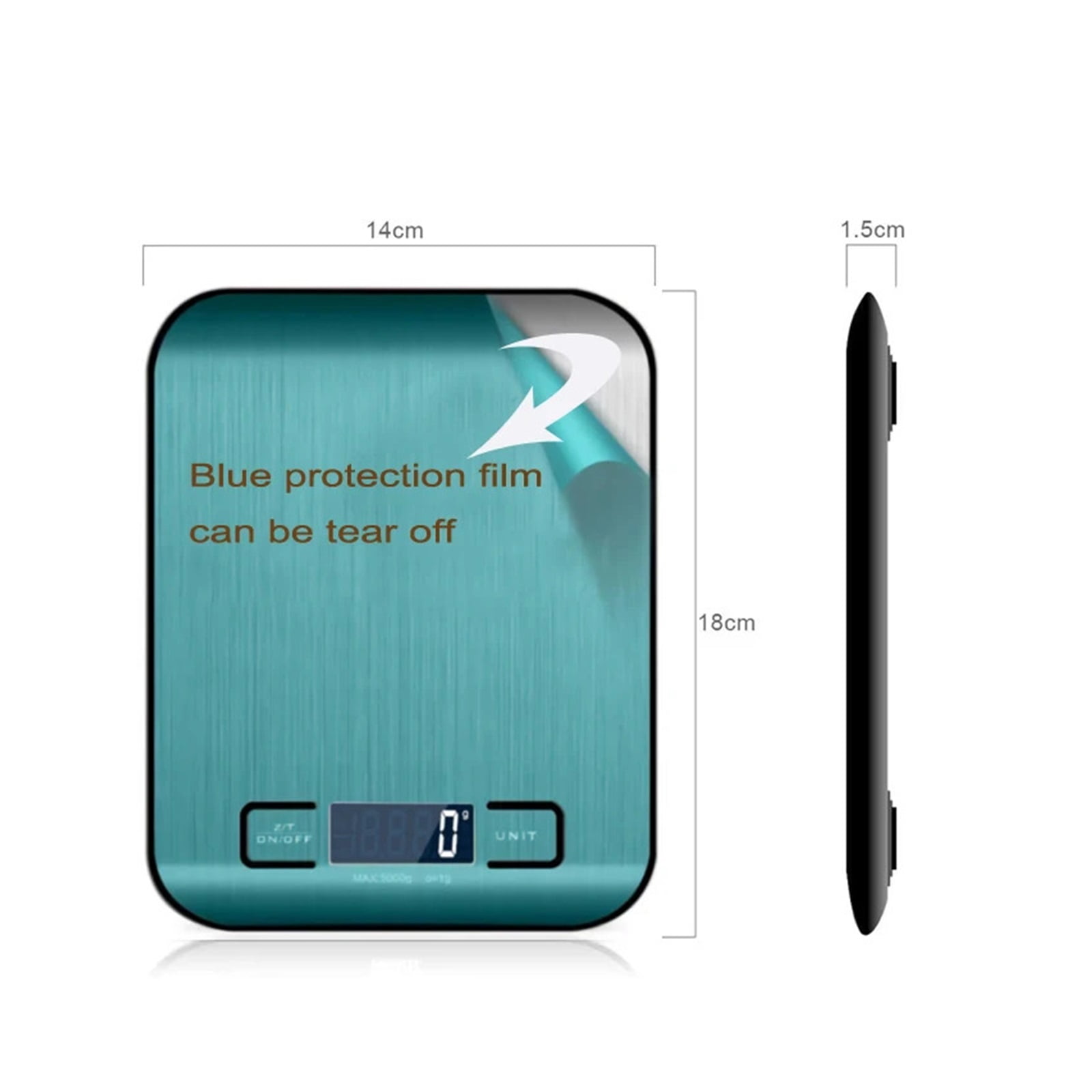 ZHANGYY Electronic Digital Scales 5kg 10kg 1g Weights Scale Stainless ...