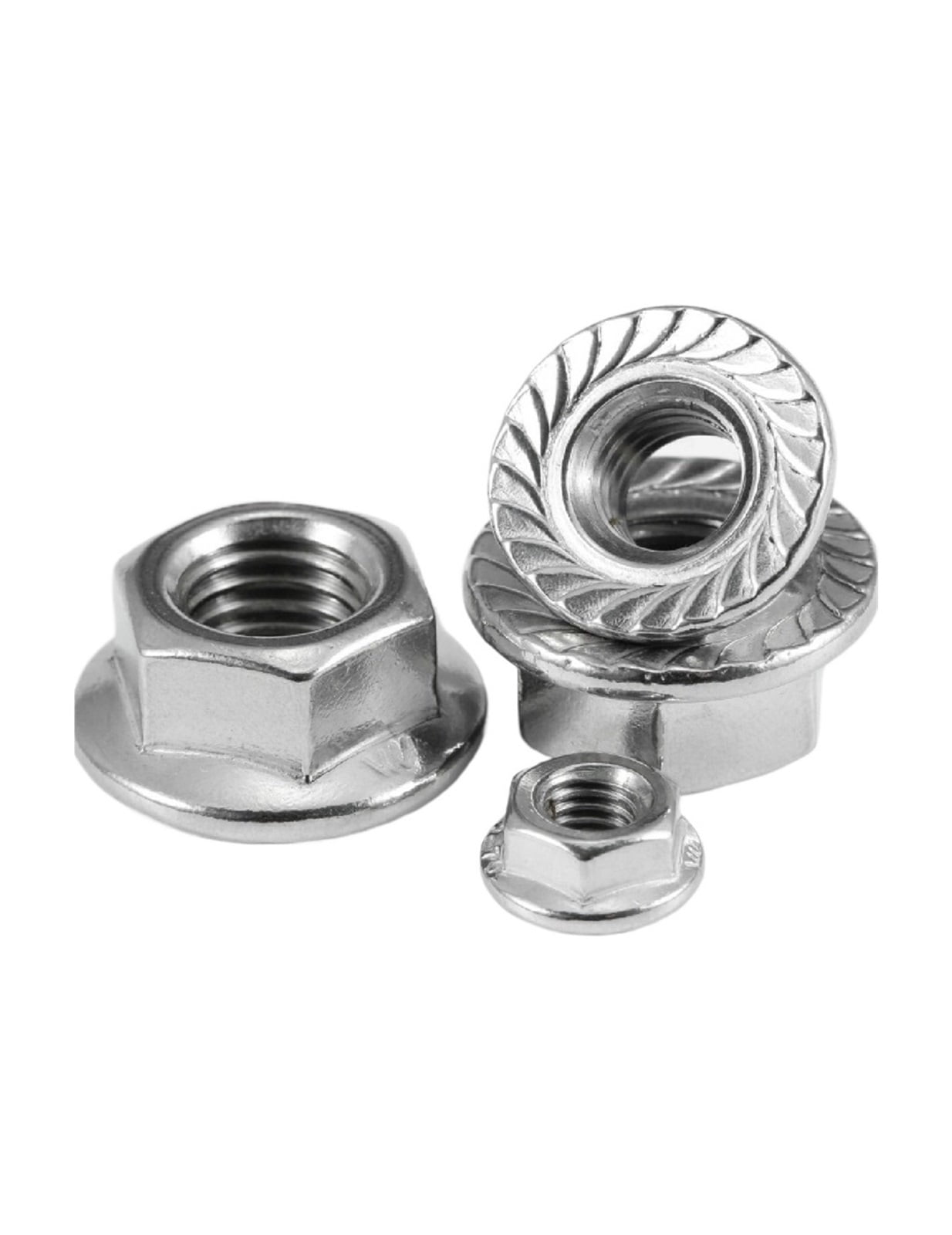ZHANGshui Left Hand Thread Flange Nut 304 Stainless Steel Reverse ...