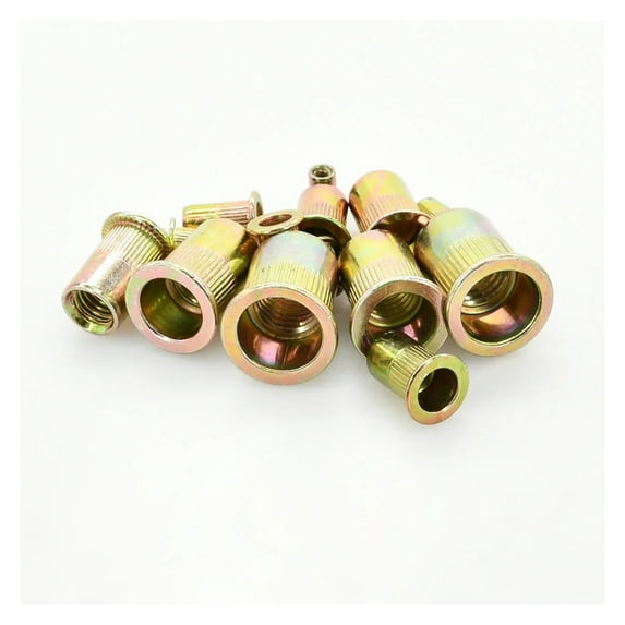 ZHANGshui M3 M4 M5 M6 M8 M10 M12 Flat Rivet Nut Metric Thread Insert ...