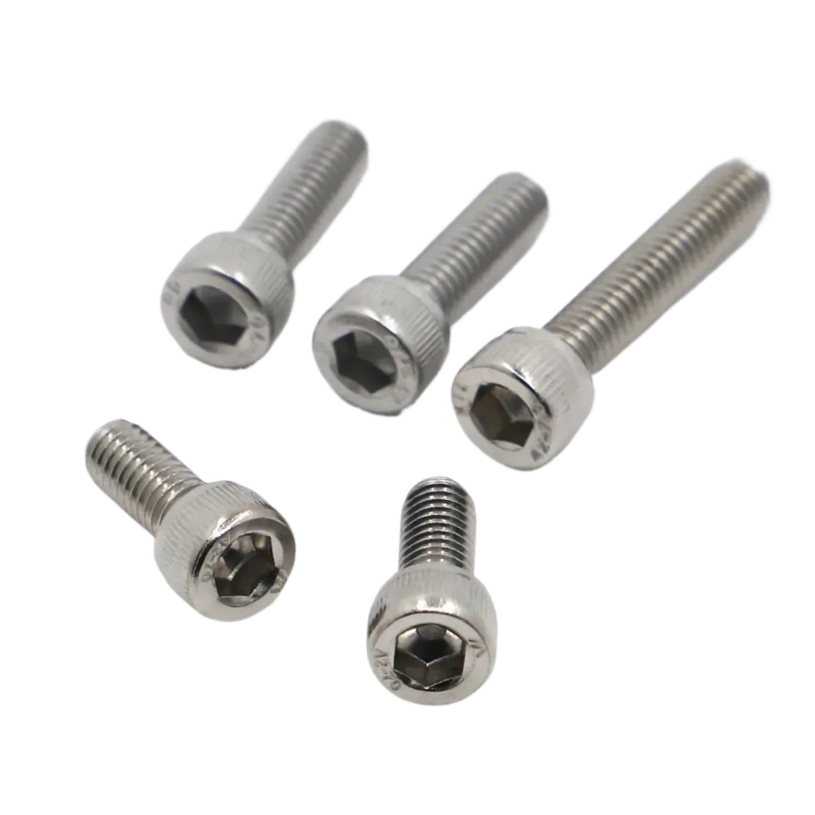 ZHANGshui Stainless Steel Hexagon Hex Socket Head Bolt Screw M1.4 M1.6 ...