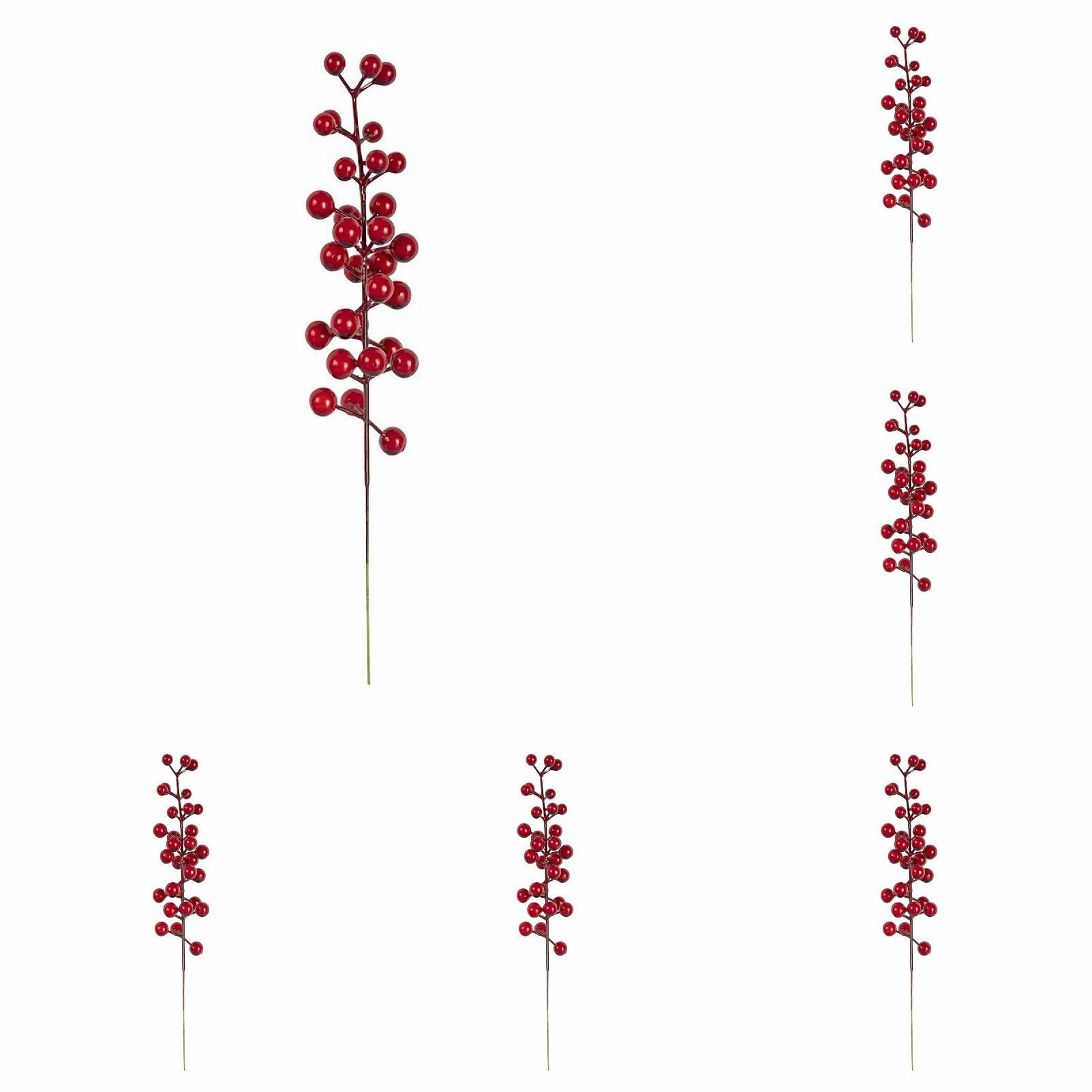 ZHANQUNE Berry Picks 30 Stems Artificial Berry Sprigs for Christmas ...