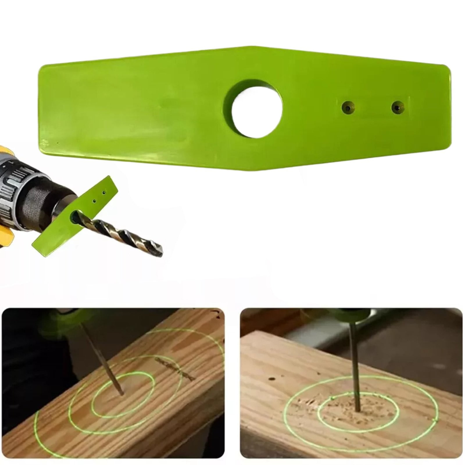 ZHANQUNE Drill Guide and Hole Locator, Precision Drill Alignment Tool ...