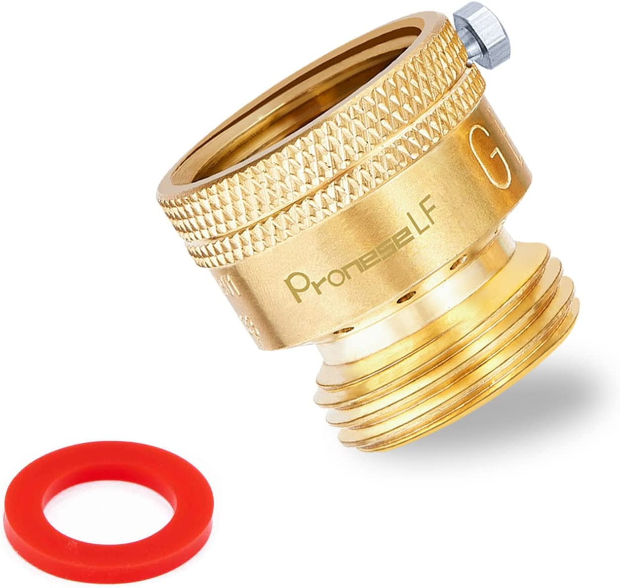 ZHANYU-1 Pack Lead-Free Brass 3/4" Inch MHT Hose Bibb Connector ...