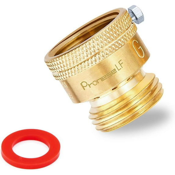 ZHANYU-1 Pack Lead-Free Brass 3/4" Inch MHT Hose Bibb Connector ...