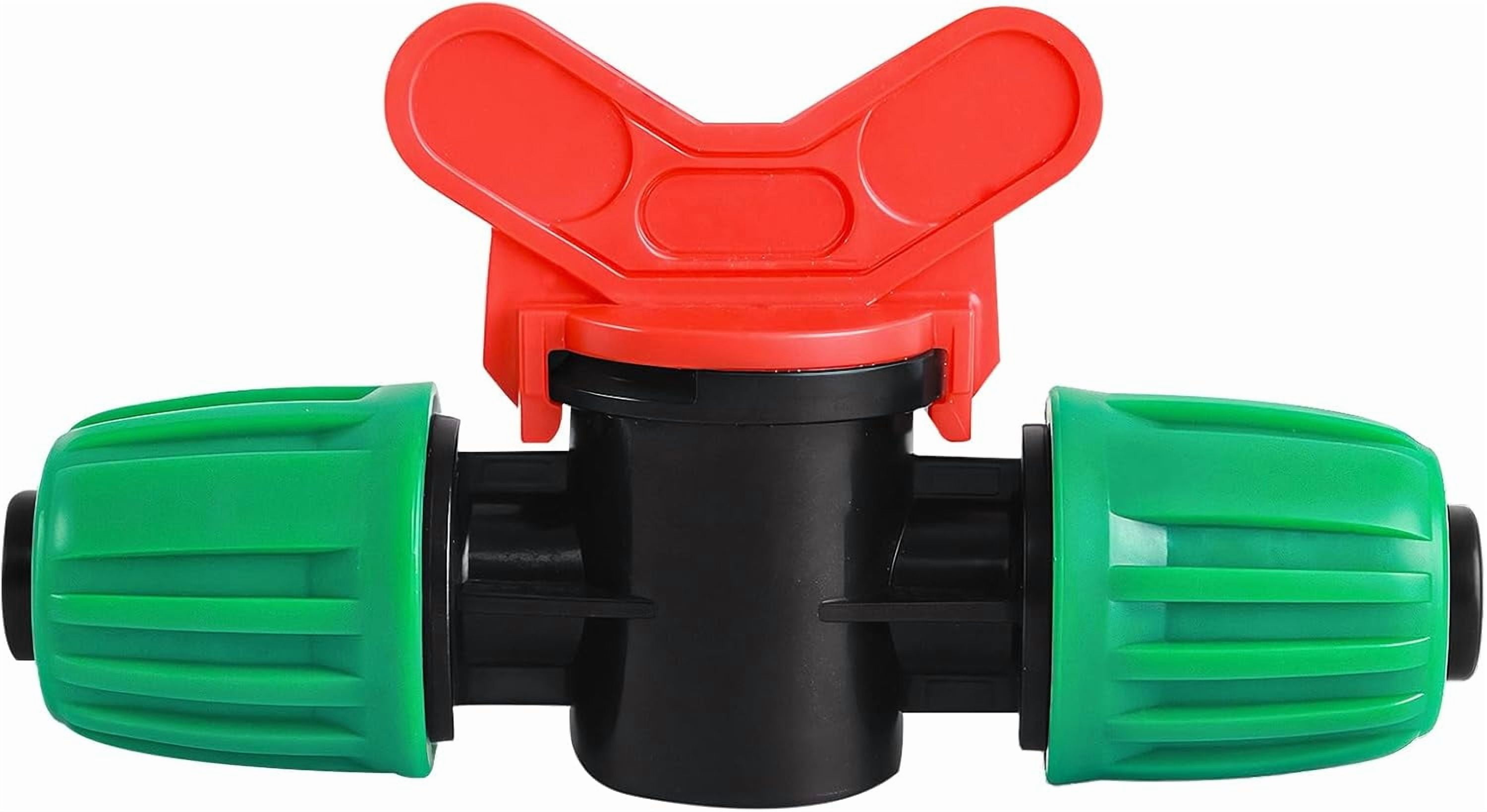 ZHANYU-12 Pack 1/2 Inch Drip Irrigation Shut Off Valve (1/2" ID x 0.65 ...