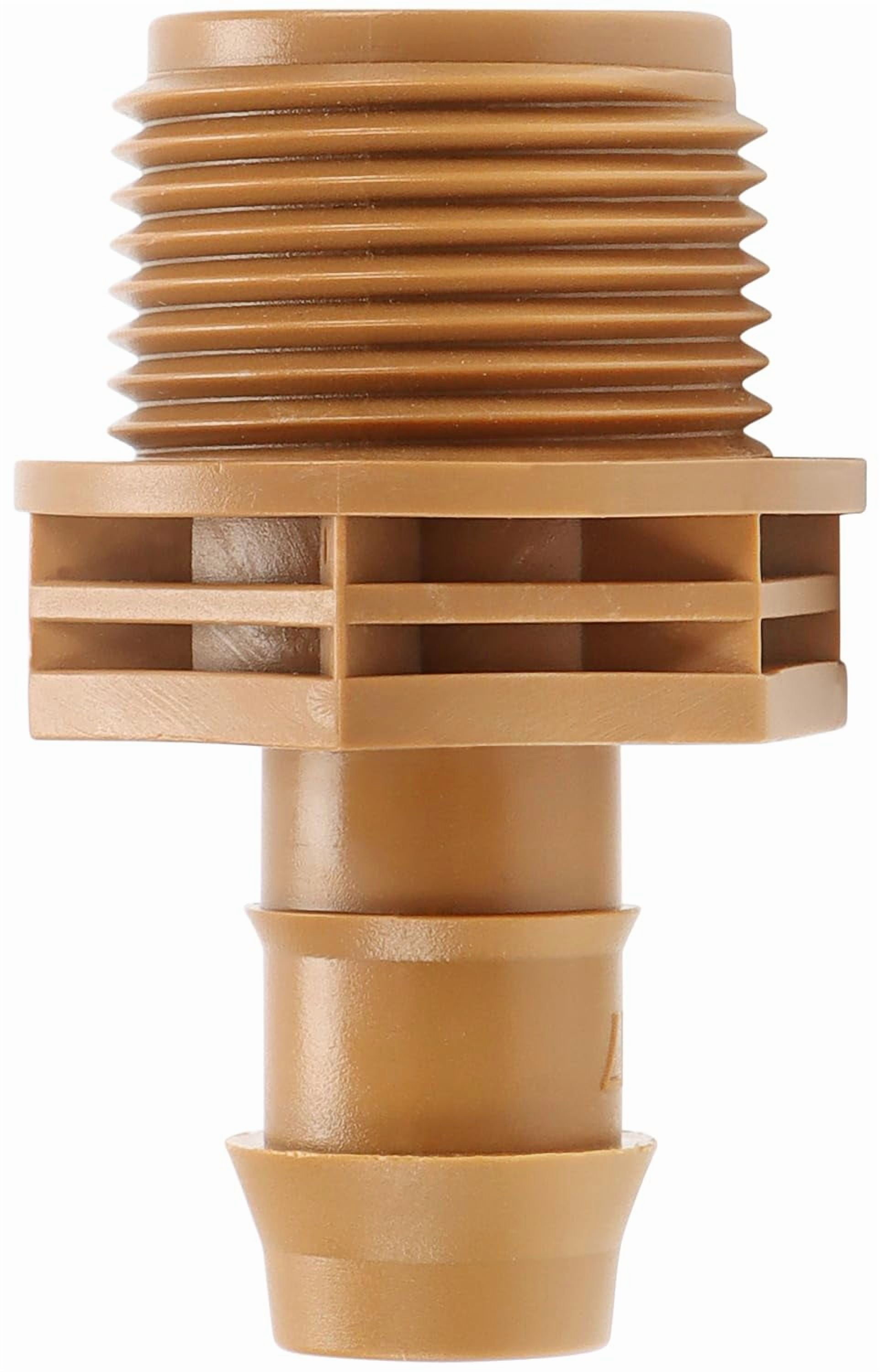 ZHANYU-12 Pieces 3/4 Inch PVC to 1/2 Inch Drip Irrigation Adapter ...