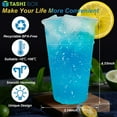ZHANYU-12 oz clear plastic cups - Disposable cold drink party cups (200) - Walmart.com
