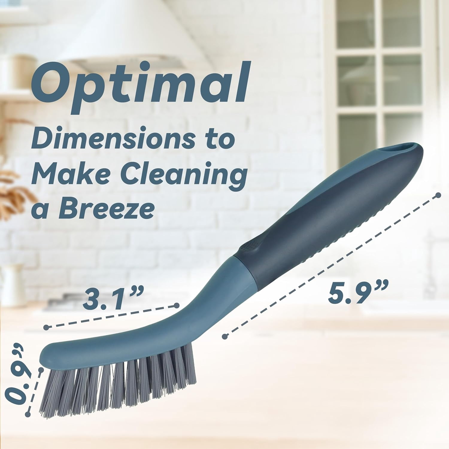 ZHANYU-2 Packs Small Brushes for Cleaning, Stiff Bristle Grout Scrub ...