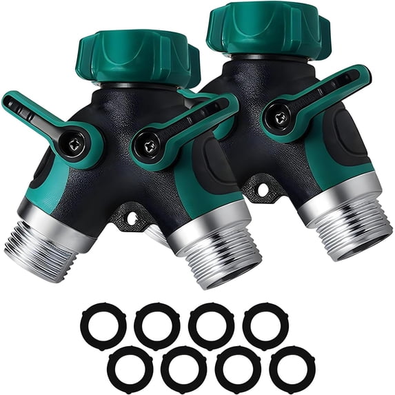 ZHANYU-2 Sets 3/4" Water Sprinkler Nozzles Connector Metal Garden Hose ...