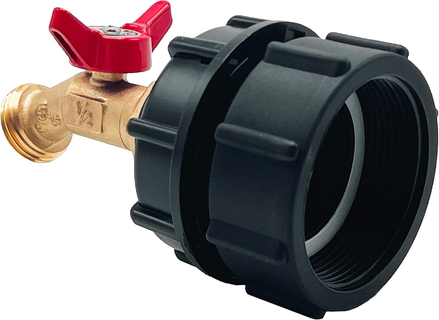ZHANYU-275-330 Gallon IBC Tote Fitting, IBC Tote Tank Adapter 2" Fine ...