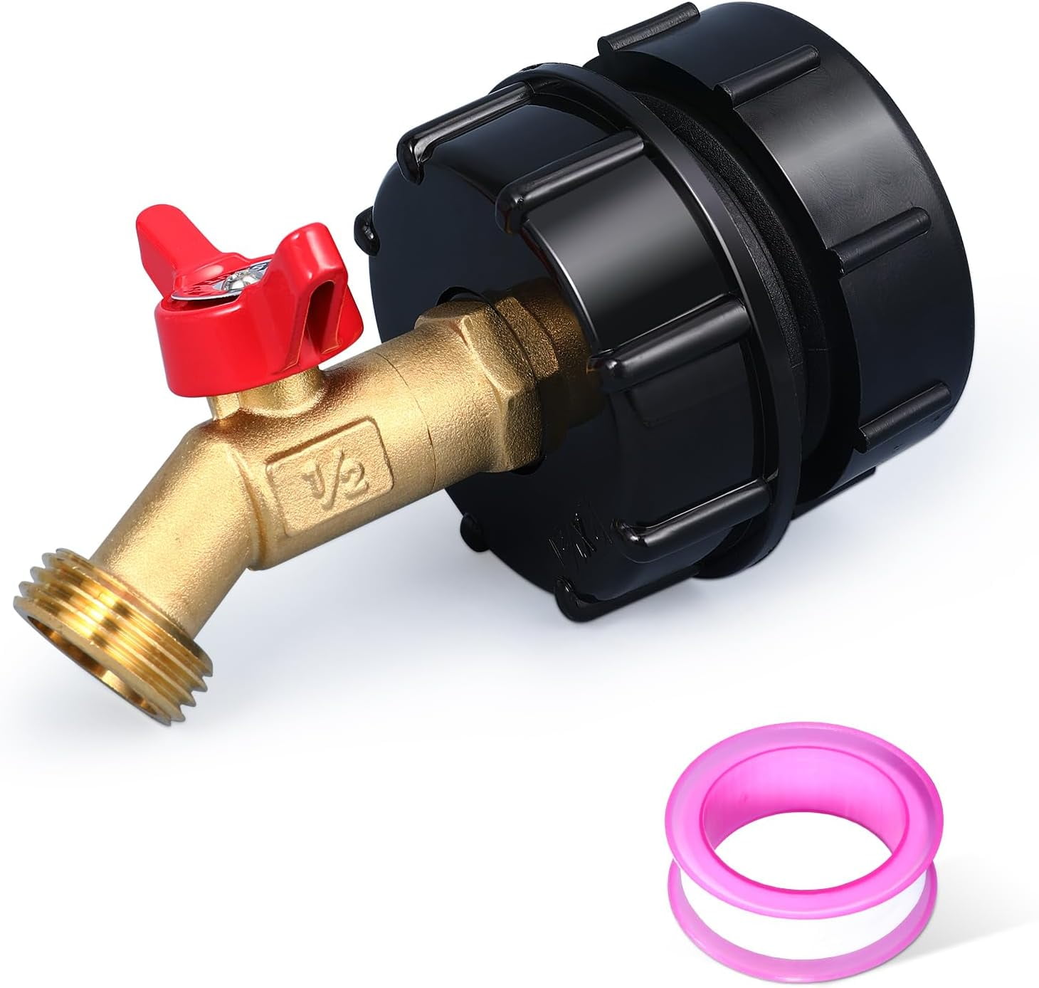 ZHANYU-275-330 Gallon IBC Tote Tank Adapter,IBC Tote Adapter, 2.44 ...