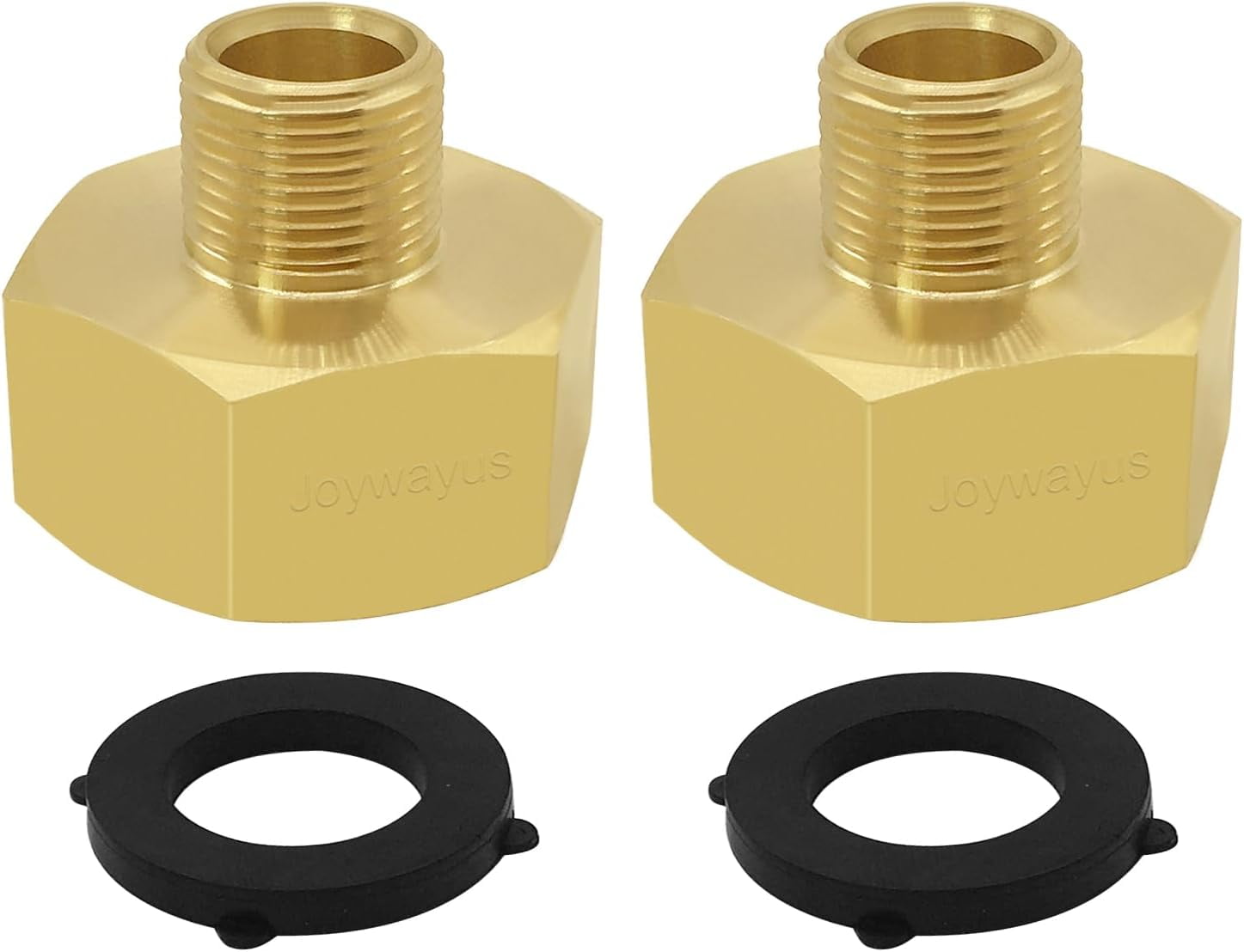 ZHANYU-2PCS 3/4 GHT Female to 3/8 Compression Male Thread Adapter Pipe ...