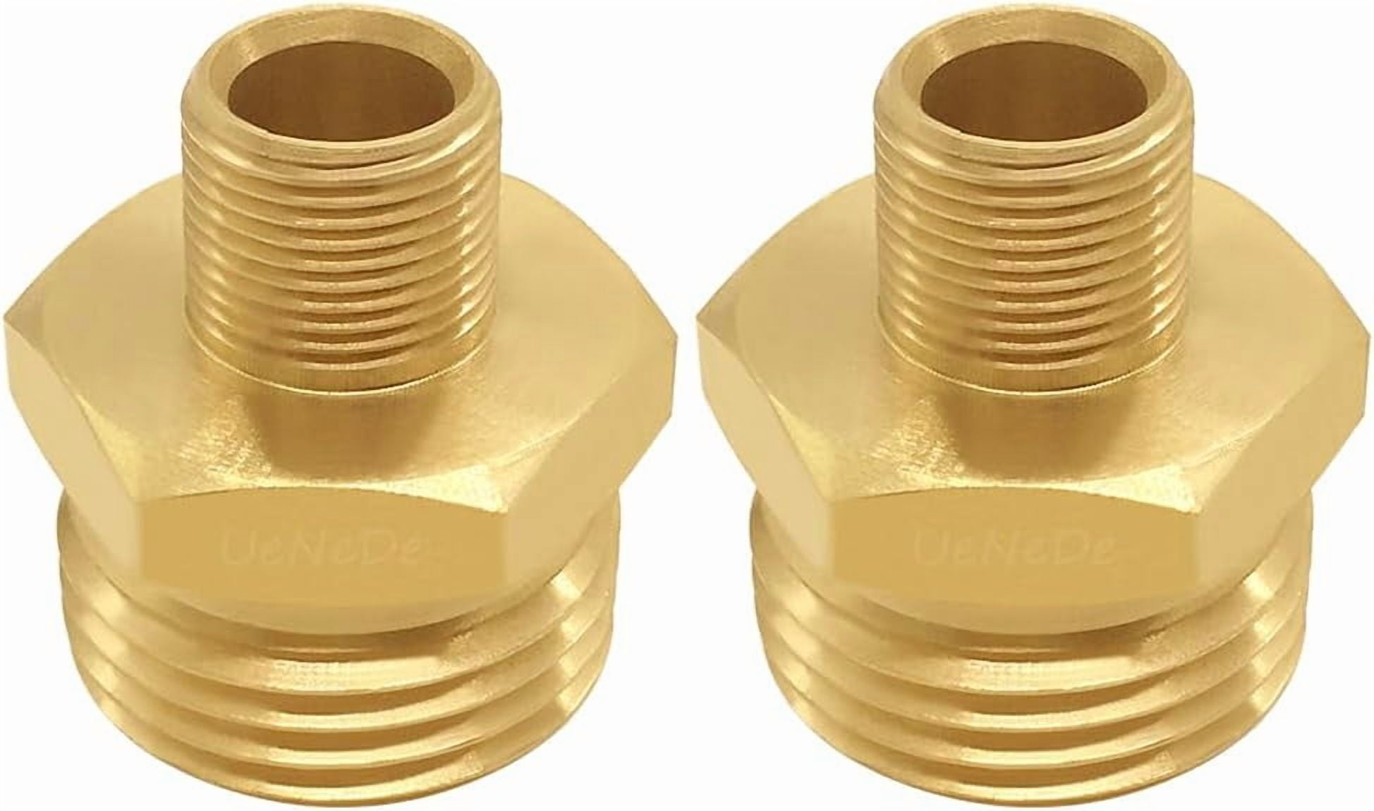 ZHANYU-2PCS Water Line Adapter, 3/4"GHT Male to 3/8" Compression Male ...