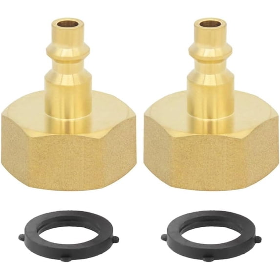 ZHANYU-2PCS Winterize Blowout Adapter Air Compressor 1/4" Quick Connect ...