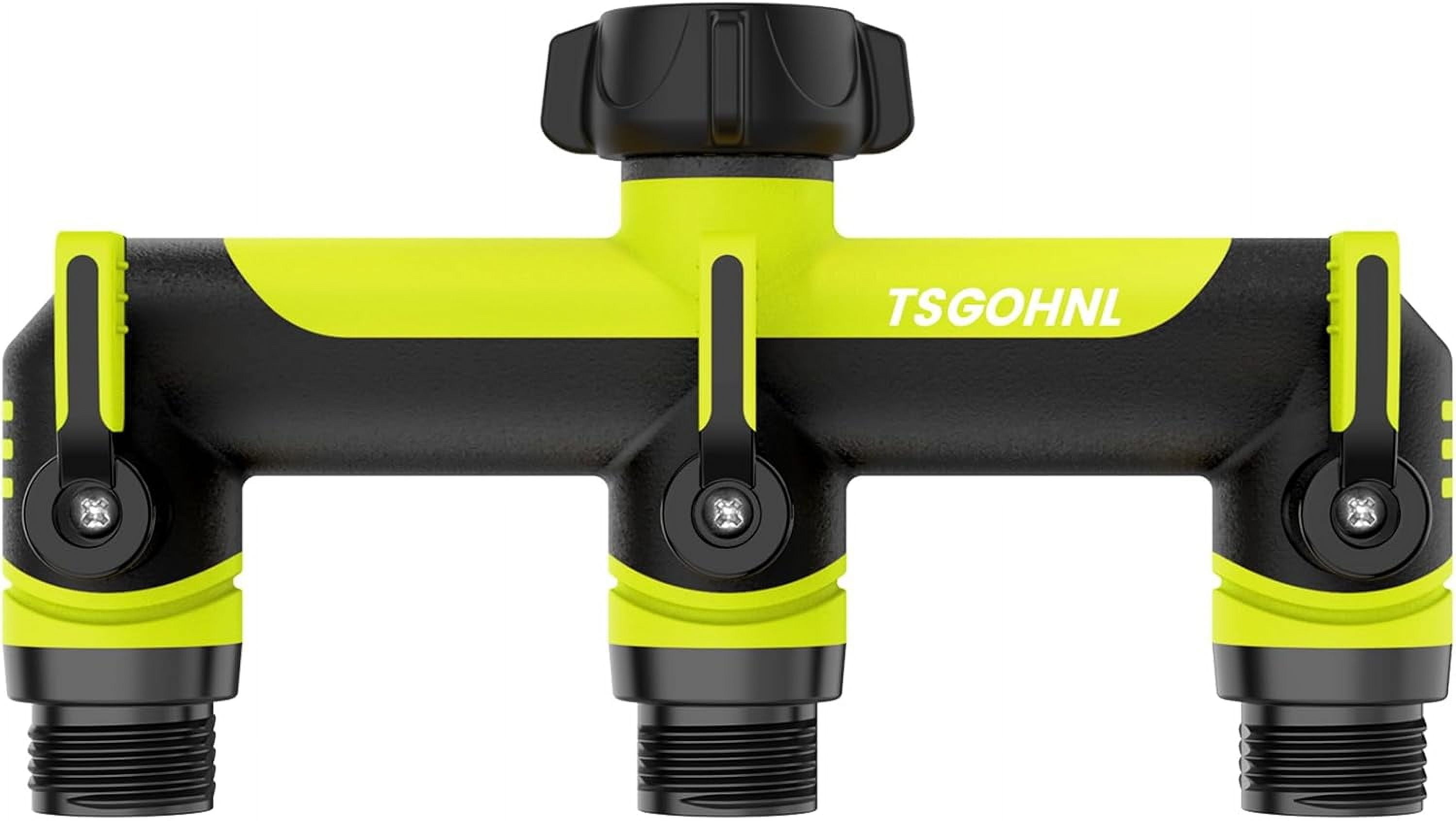 ZHANYU-3/4-Inch Garden Hose Splitter, Outdoor Faucet Adapter, Patio ...