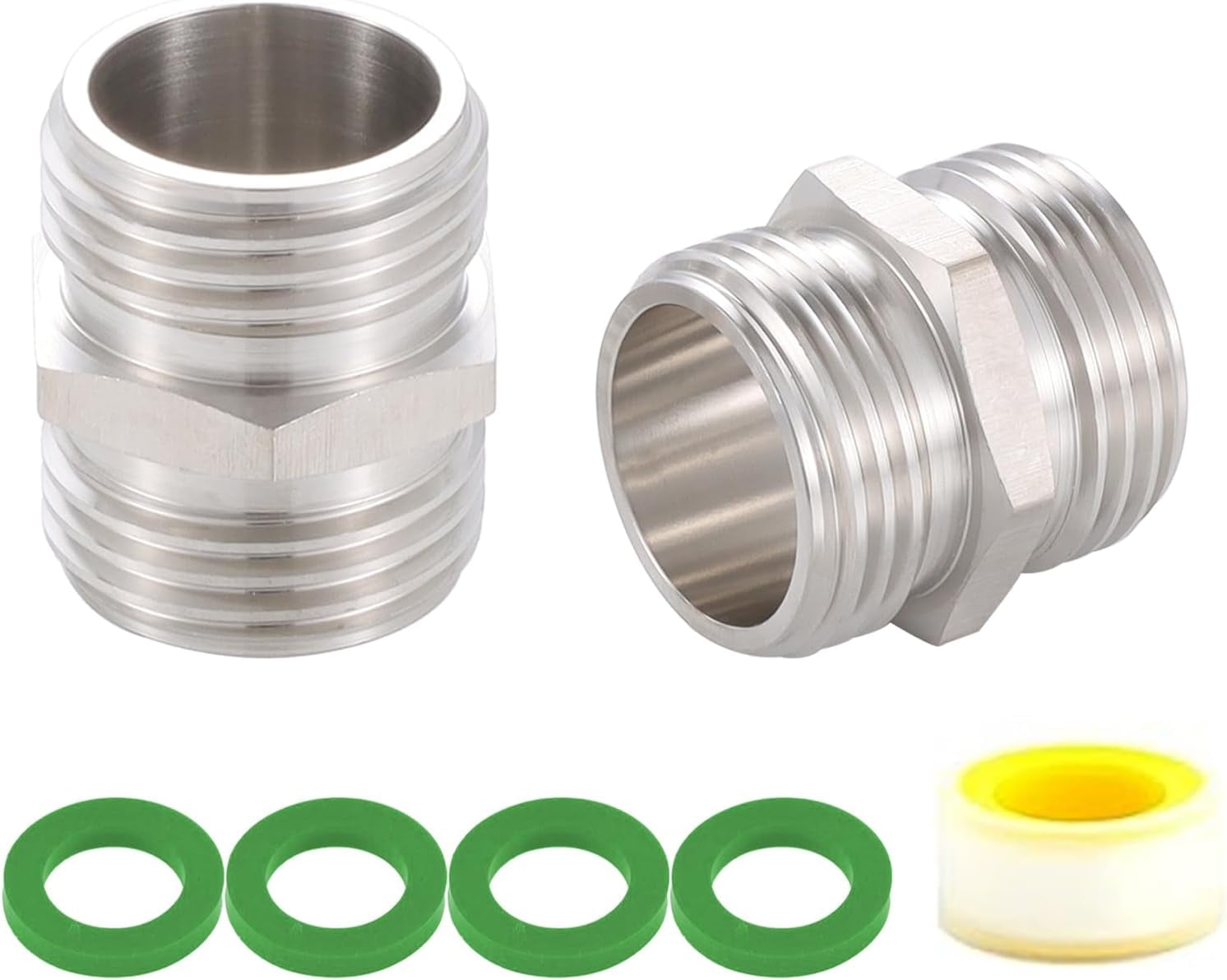 ZHANYU-3/4\u201dGHT Male to 3/4\u201dGHT Male Connector304 Stainless ...