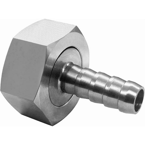 ZHANYU-Beduan Stainless Steel Garden Hose Swivel Fitting 3/8" Barb x 3/ ...