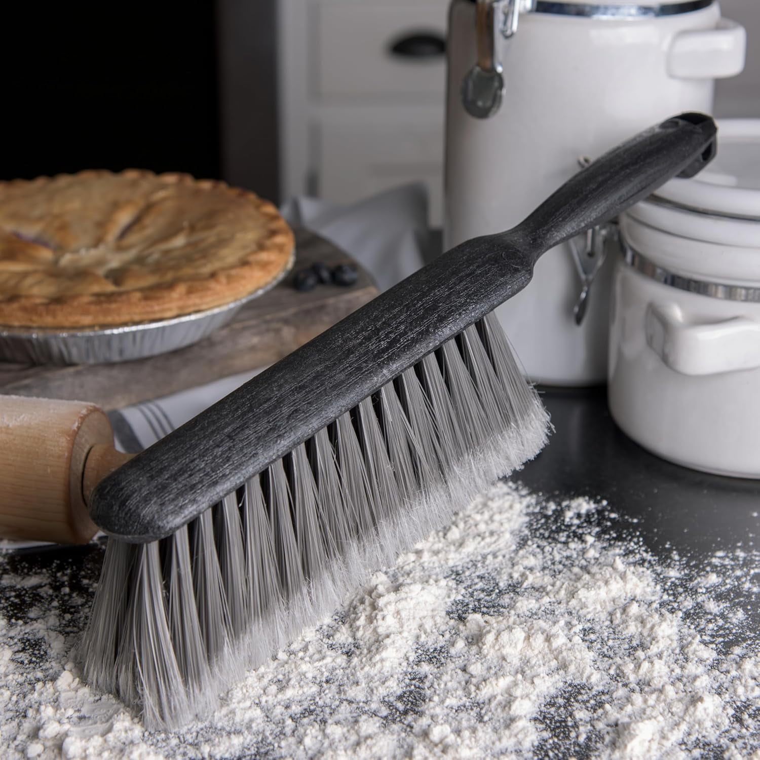 ZHANYU-Flo-Pac Counter Brush, Bench Brush, Dustpan Brush with Flagged ...