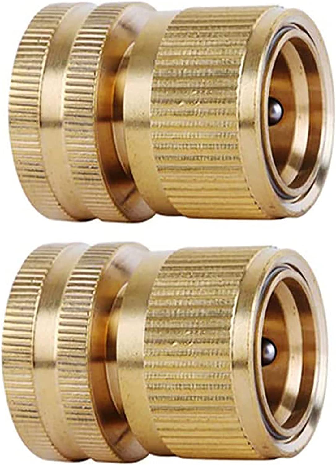 ZHANYU-Garden Hose Quick Connector Female Hose Adapters Solid Brass 3/4 ...