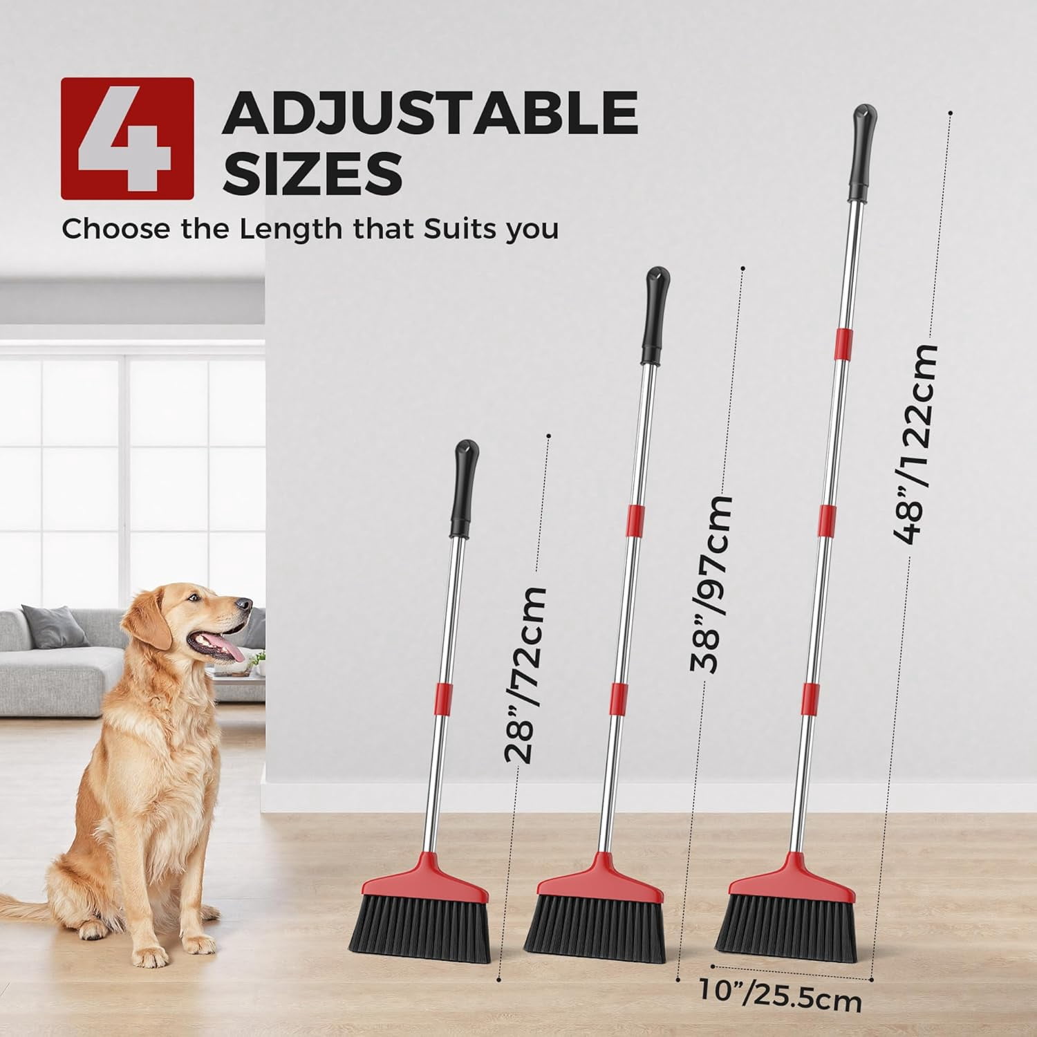 ZHANYU-Handy Broom, Indoor/Outdoor Brooms, Duty Kitchen Broom, for Home ...