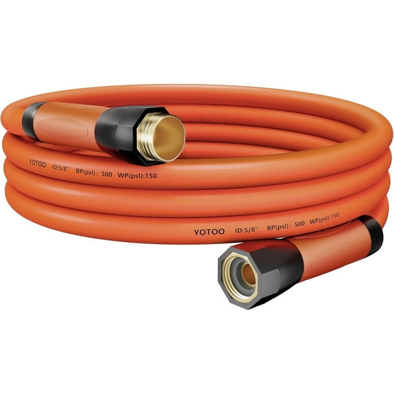 ZHANYU-Heavy Duty Hybrid Garden Lead in Water Hose 5/8-Inch by 6-Feet ...
