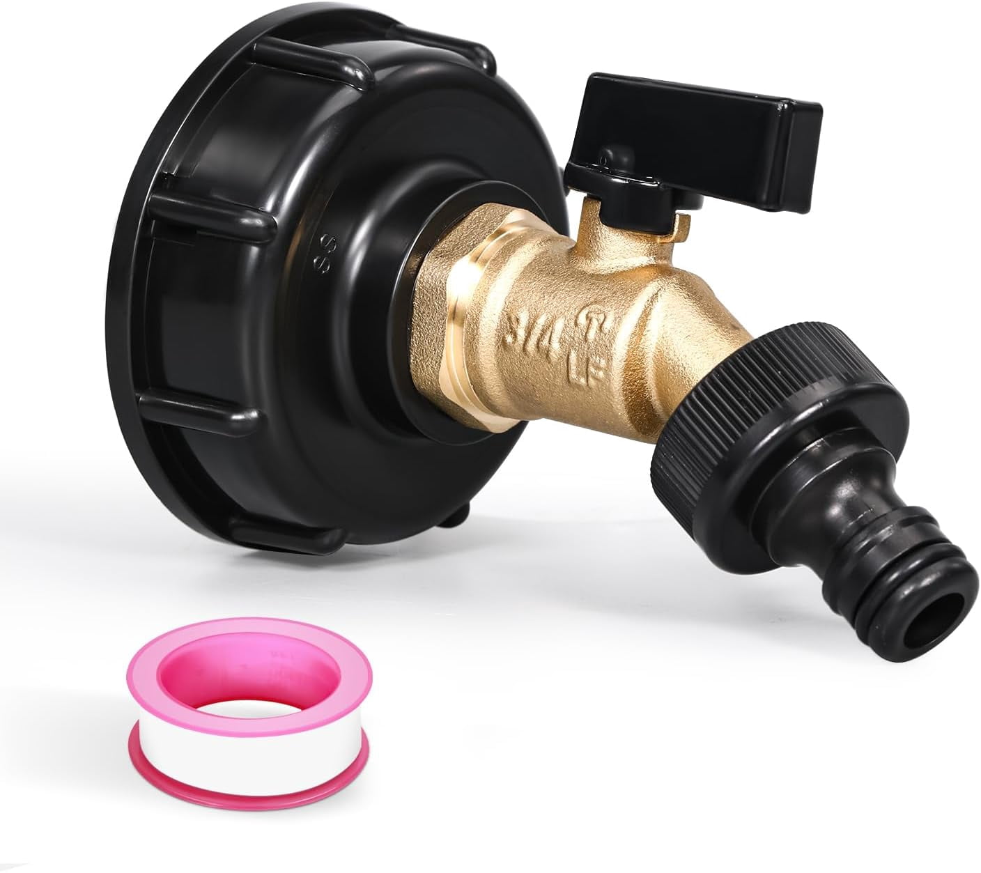 ZHANYU-IBC Tote Adapter, 275-330 Gallon Fittings 2.36" Coarse Threads ...