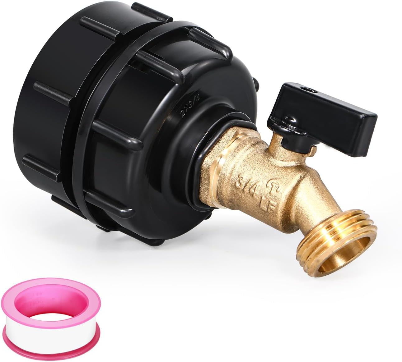 ZHANYU-IBC Tote Adapter, 275-330 Gallon ibc tote fittings 2.36" Fine ...