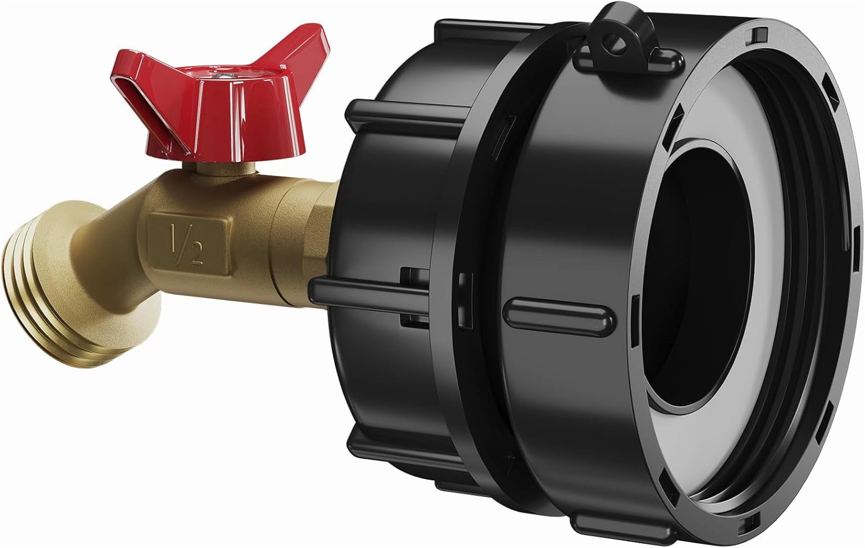 ZHANYU-IBC Tote Fittings - 275 330 Gallon IBC Tote Tank Adapter 2.44 ...