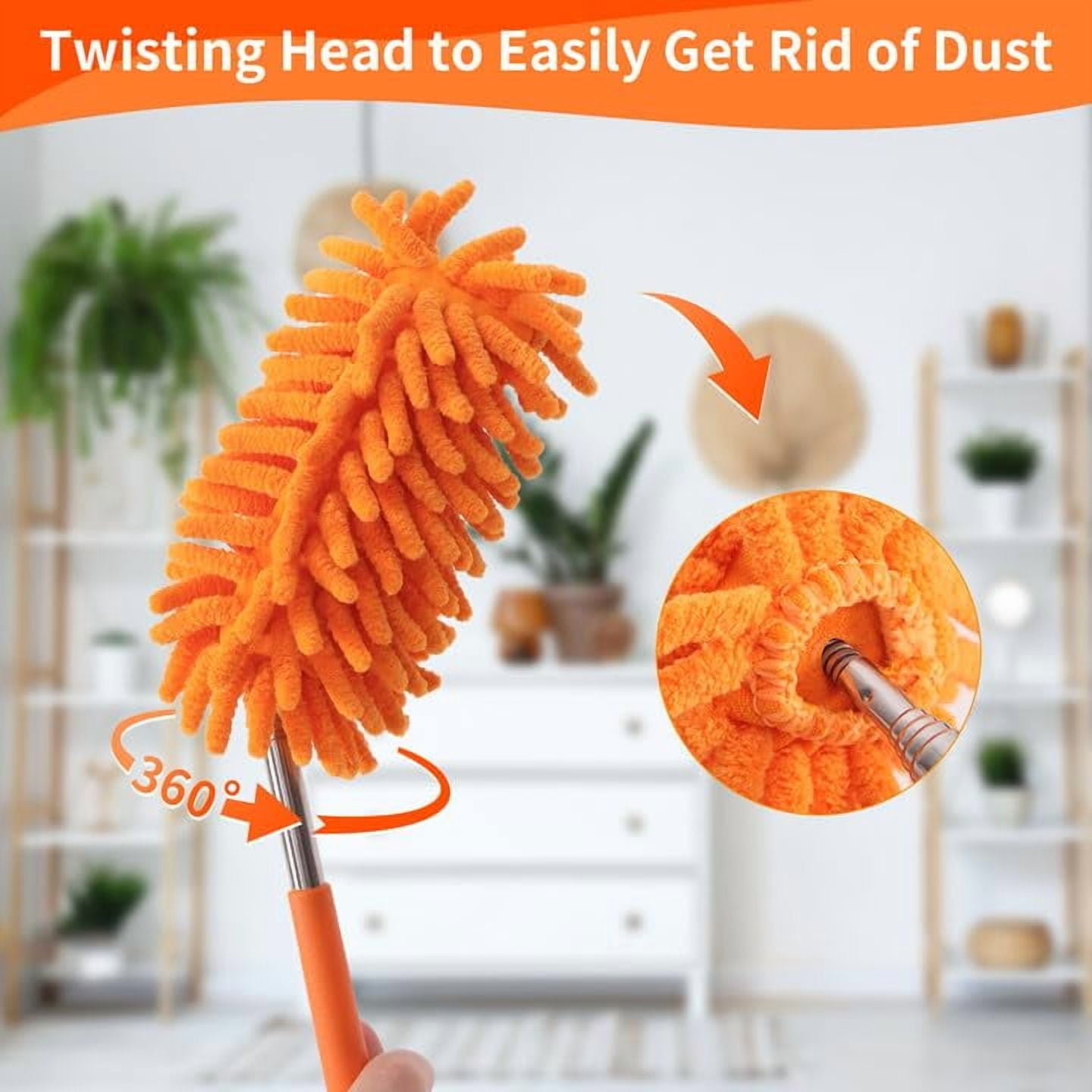 ZHANYU-Mini Duster for Cleaning, 360° Bendable Hand Dusters with ...