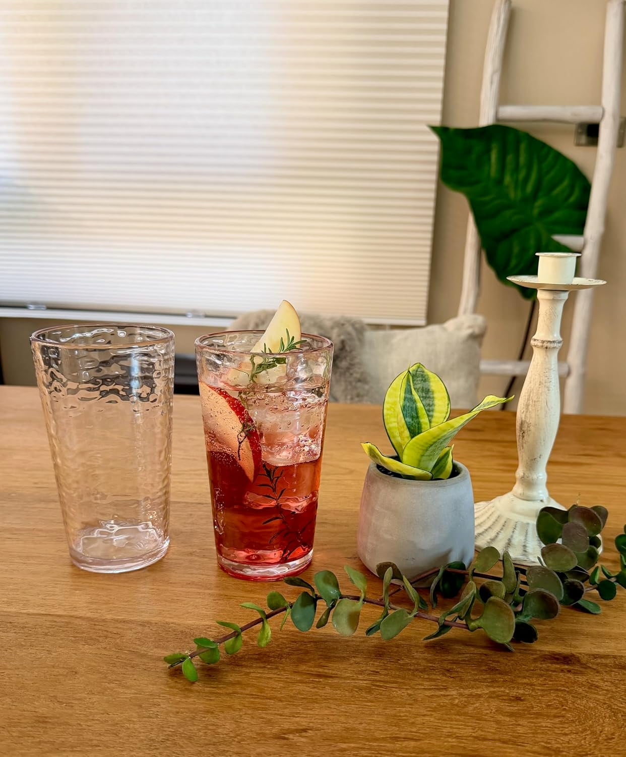 ZHANYU-- NICE- 20 ounce, Set of 6, Acrylic Highball Drinking Glasses ...