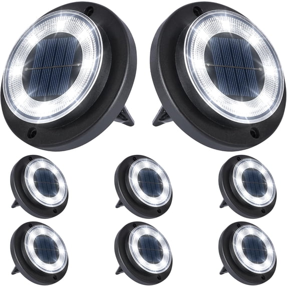 ZHANYU-Solar Ground Lights - Solar Powered Lights Outdoor Solar Disk ...