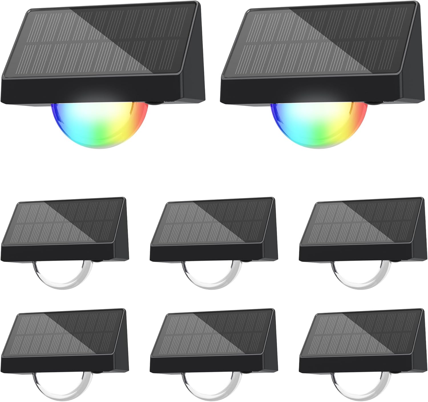 ZHANYU-Solar Stair Lights Outdoor Waterproof, Solar Step Lights for ...