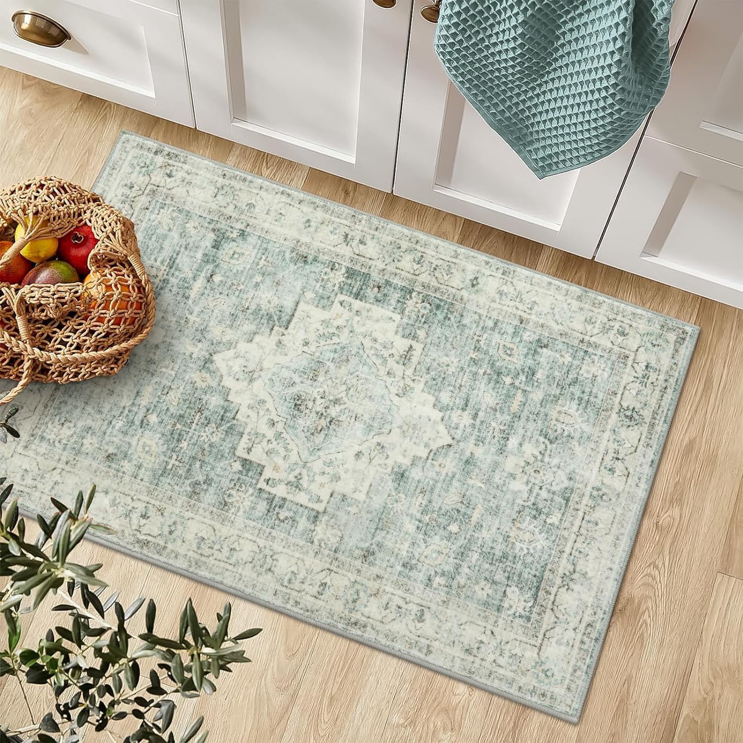 ZHANYU-Washable Rug 2x3 Kitchen Mats for Floor Entryway, Non Slip Front ...