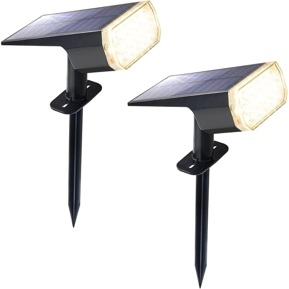ZHANYU-Waterproof Solar Lights Outdoor: IP65 Led Spot Light Decorations ...