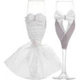 ZHANYU-Wedding Champagne Glasses Wedding Toasting Flutes Bride and ...