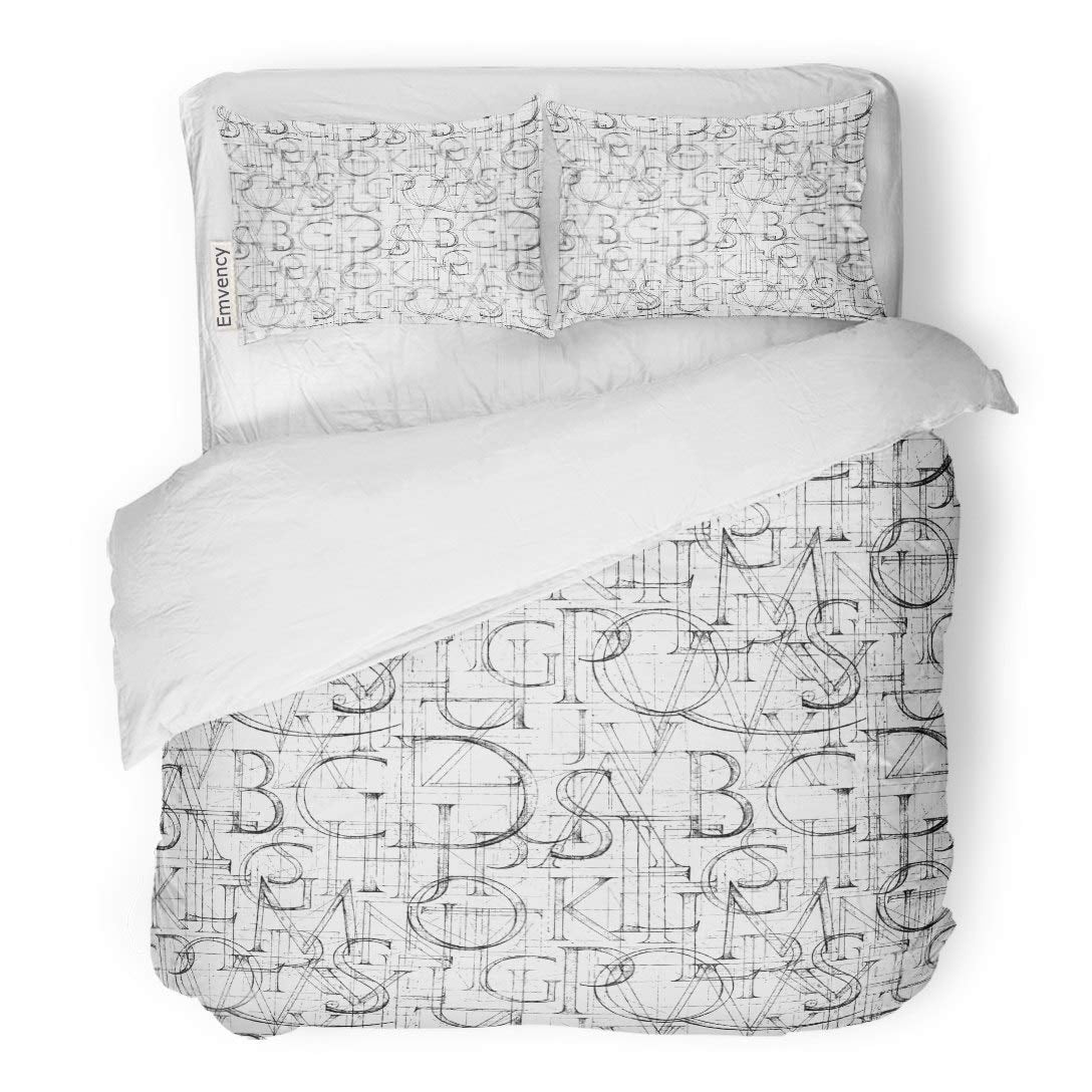 ZHANZZK 3 Piece Bedding Set Colorful Pattern Modern Roman Classic ...