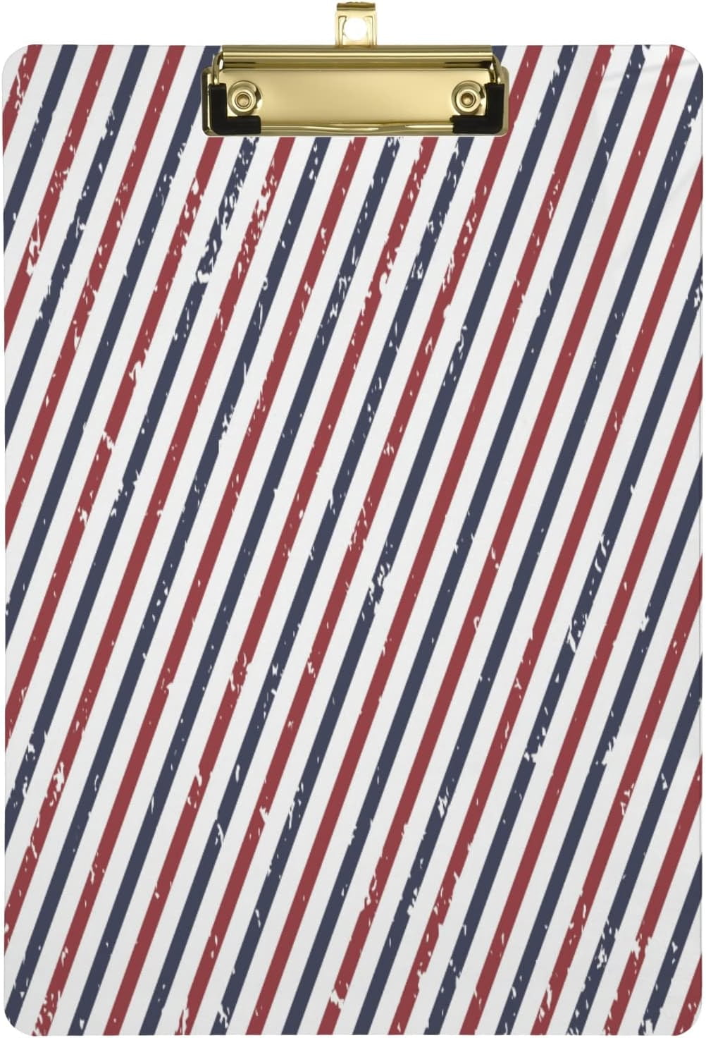 ZHANZZK Barber Red Blue Line Clipboard Hardboard Wood Nursing Clip ...