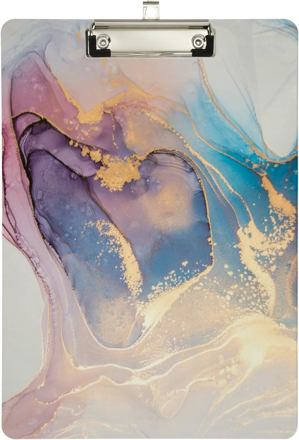 ZHANZZK Beautiful Art Colors Marble Print Clipboard Hardboard Wood ...