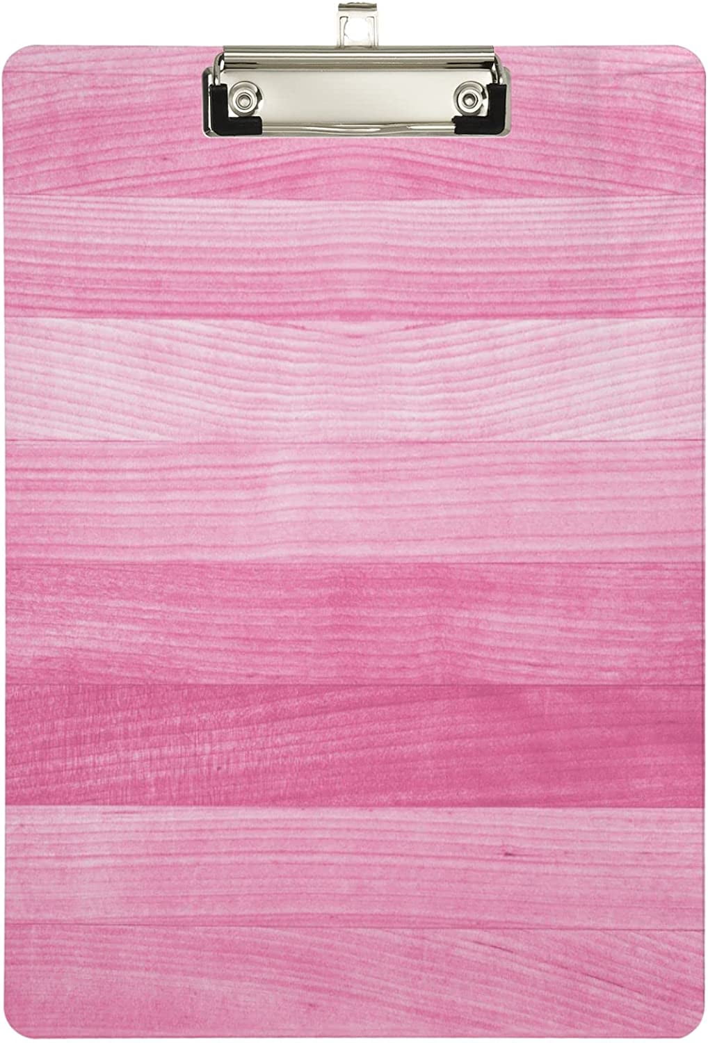 ZHANZZK Beautiful Pink Wooden Texture Clipboard Hardboard Wood Nursing ...