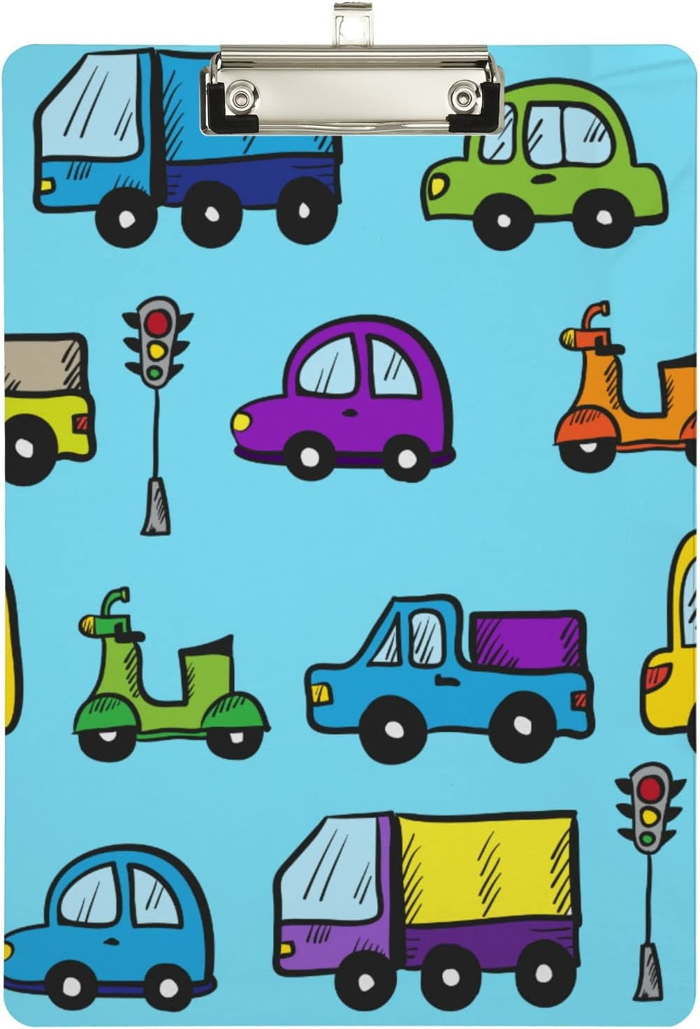 ZHANZZK Childish Vehicle Traffic Light Clipboard Hardboard Wood Nursing ...