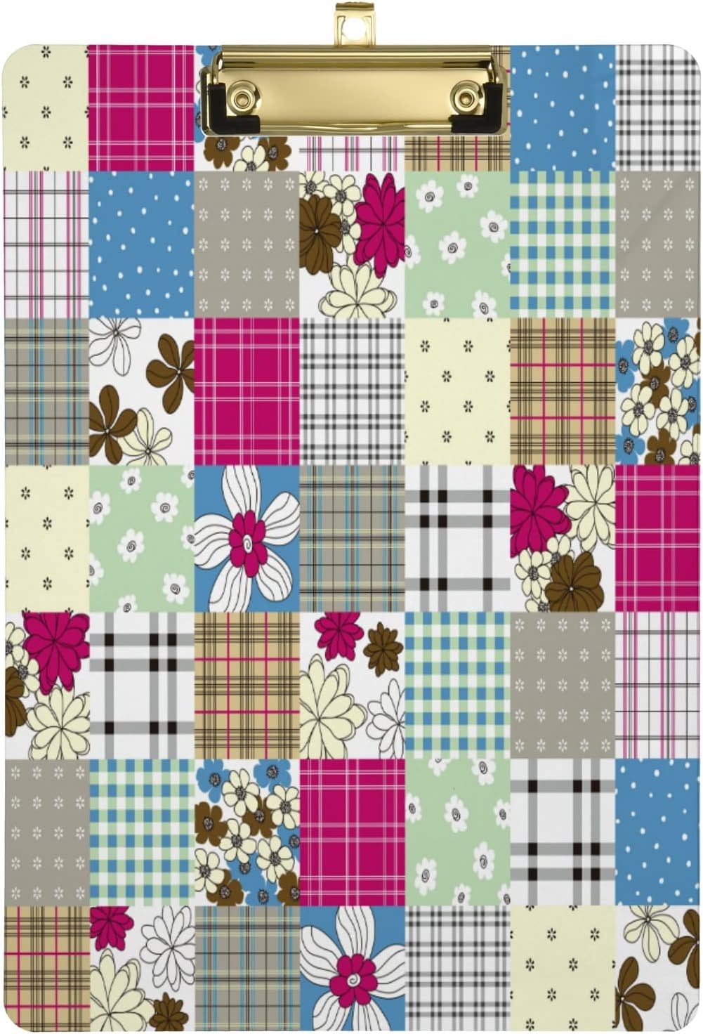 ZHANZZK Colorful Patchwork Seamless Pattern Clipboard Hardboard Wood ...